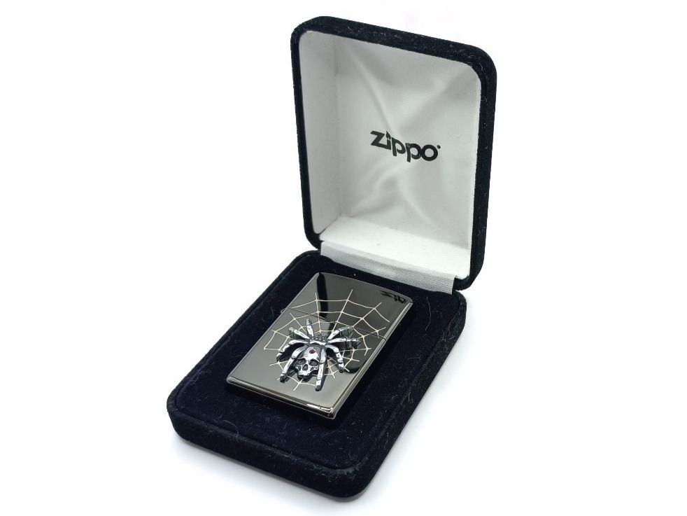ZIPPO Spider Skull Limited Edition Samt Box Ebony Neu | Kaufen auf Ricardo