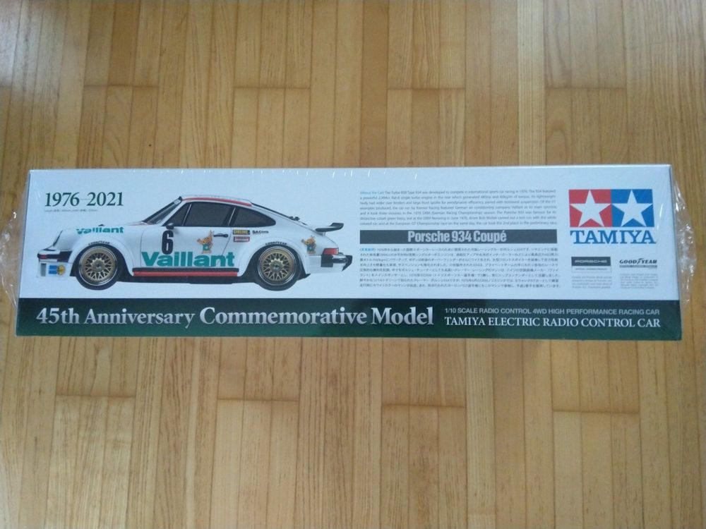 Tamiya 47477 Porsche 934 Vaillant 45th (Neu und originalverpackt) in ...