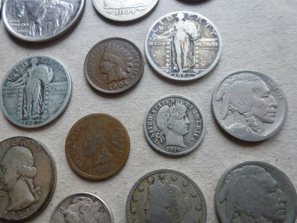 Lot ++ 42 Stück wertvollen Münzen aus den USA ab 1817 (Gebraucht) in ...
