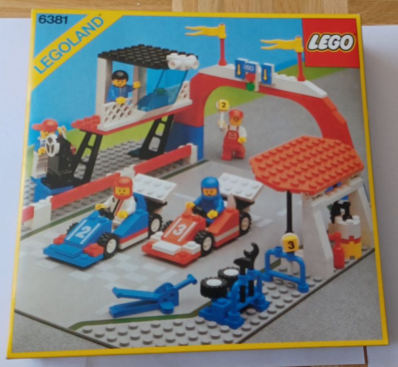 LEGO Set 6381 Rennwagenstrecke Motor Speedway OVP sealed Neu | Kaufen ...