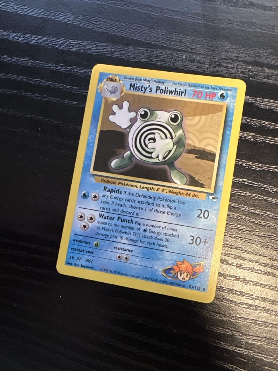 Misty's Poliwhirl 53/132 Gym Heroes WOTC (Gebraucht) in Uster für CHF 5 ...