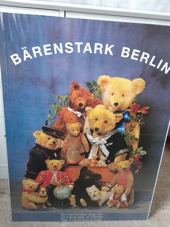 Steiff Bären Poster "Bärenstark Berlin" 80 cm x 60 cm, Glas (Gebraucht ...