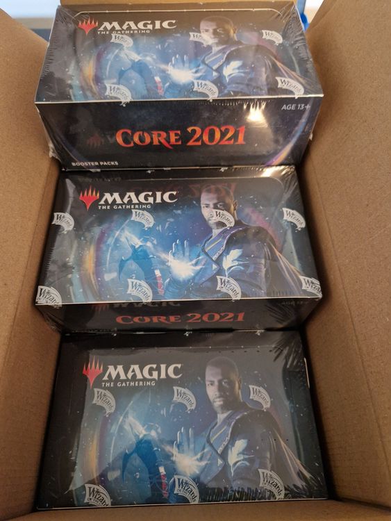 Magic the Gathering - 6 Displays Core 2021 Draft Box EN (Neu und ...