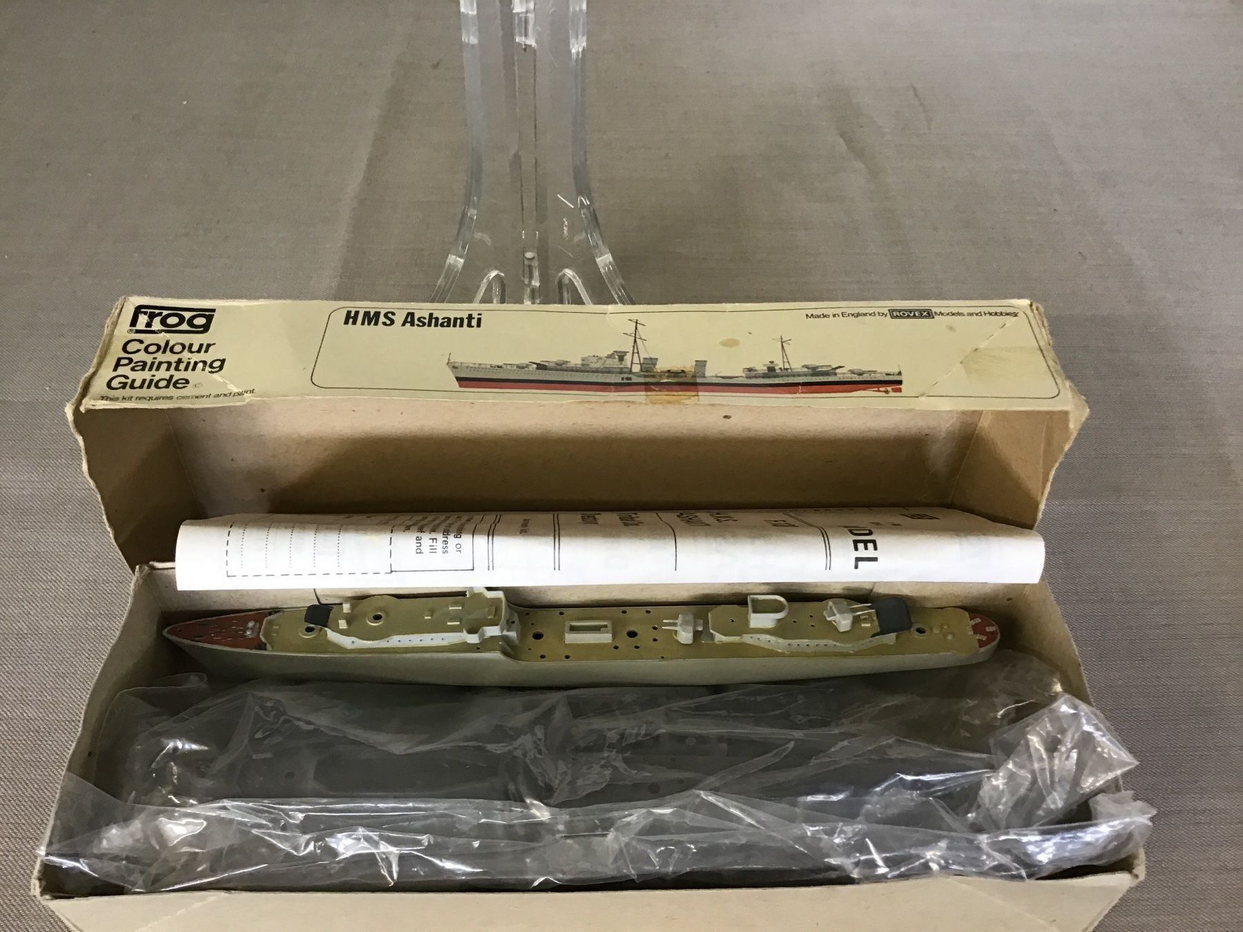 Modellbausatz _ Zerstörer _ HMS Ashanti Destroyer _ 1:500 (Defekt) in ...