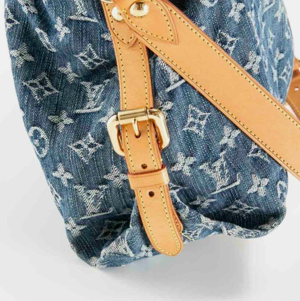 💋 Louis Vuitton Monogram Denim Neo Cabby GM Tote (Neu (gemäss ...