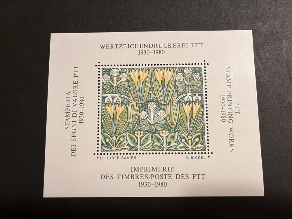 1930-1980 Wertzeichendruckerei PTT (Gebraucht) in Rorschach für CHF 1 – mit Lieferung auf ...