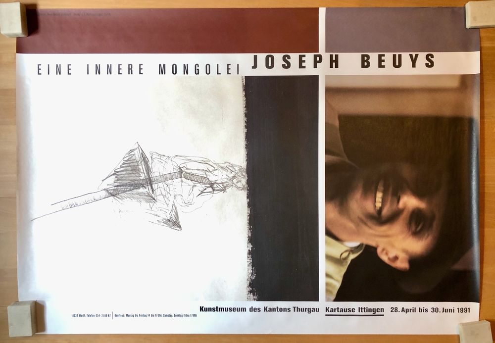 Joseph Beuys Plakat Ausstellung Kartause Ittingen 1991 (Gebraucht) in Zürich für CHF 25 – mit ...
