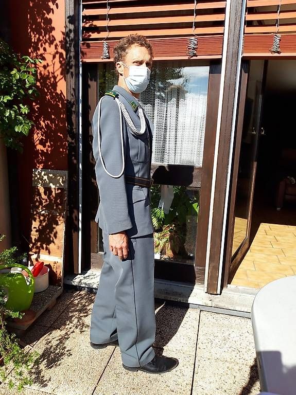 Uniforme armée suisse 1980 major (adjudant) / 175 à 180 cm (Gebraucht ...