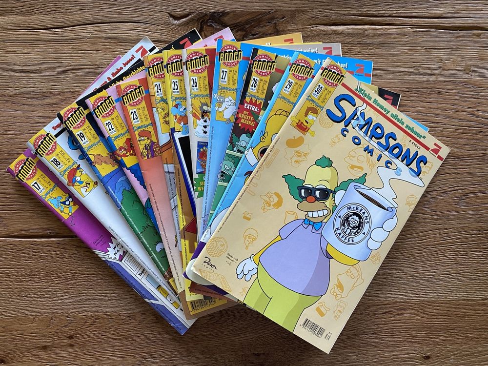 Simpsons Comics Sammlung (Gebraucht) in Kehrsatz für CHF 30 – mit Lieferung auf Ricardo kaufen