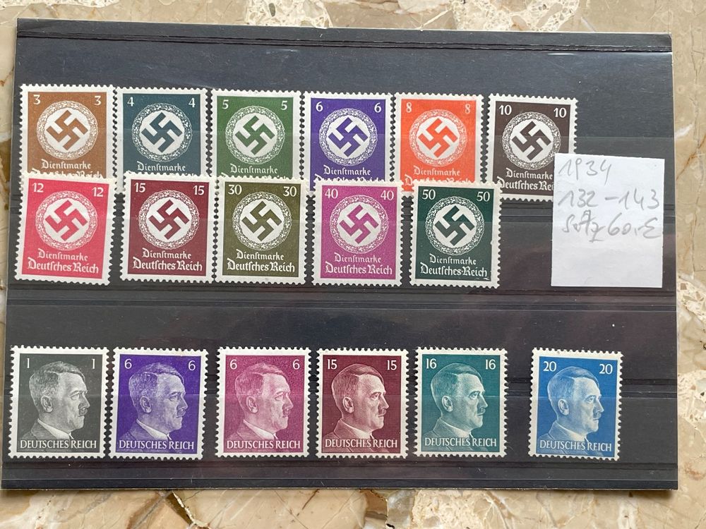 Briefmarken Deutsches 3. Reich # Hitler Partei Wehrmacht WK | Kaufen ...