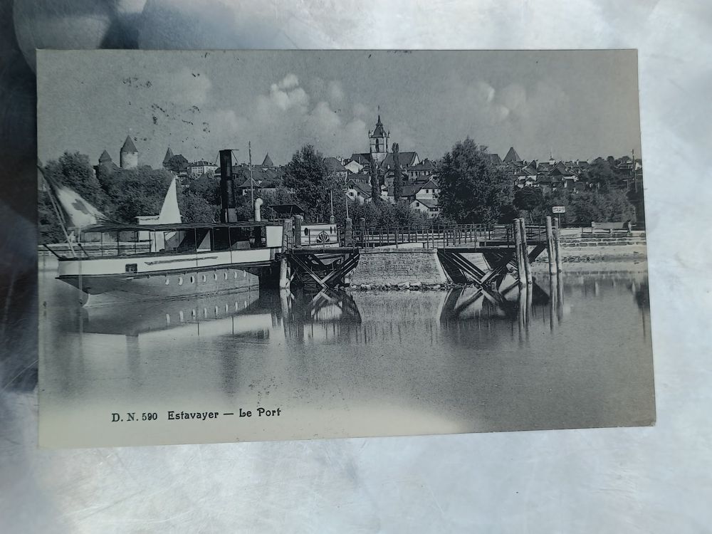 Alte PK / Estavayer - Le Port / gelaufen 1907 | Kaufen auf Ricardo