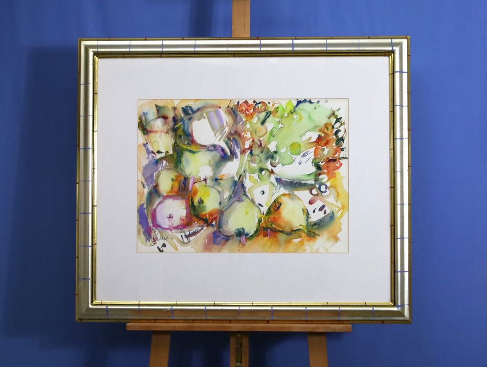 Erika Rauschning 1923-2015, Aquarell/Stillleben, signiert | Kaufen auf ...