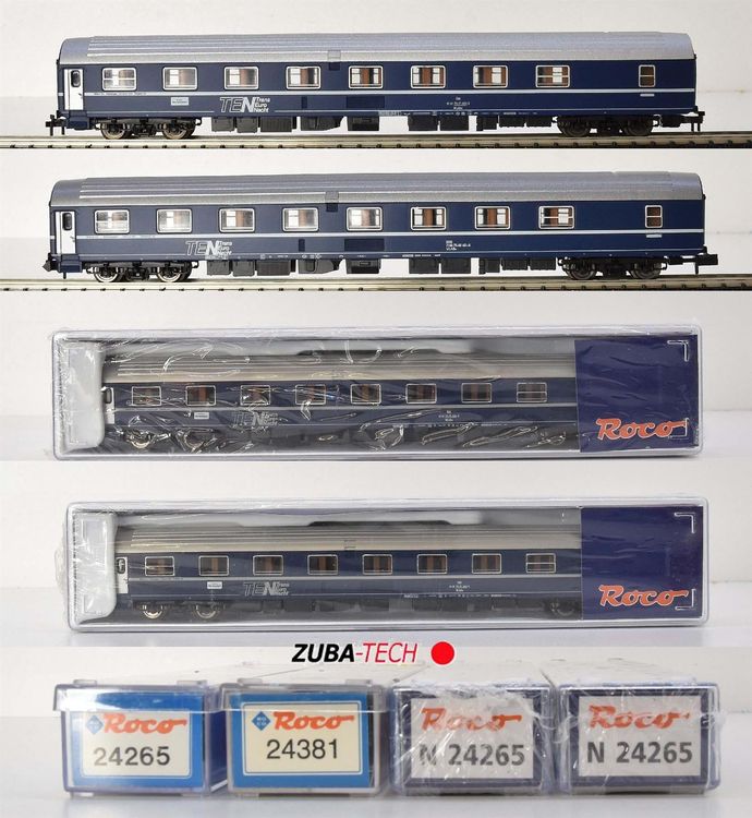 Roco 4x Schlafwagen öBB/DSB Spur N OVP (Gebraucht) in St. Gallen für ...