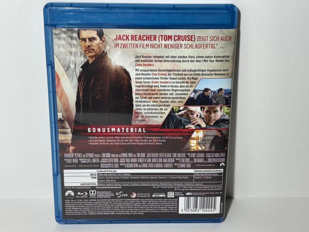 Jack Reacher 2 - Kein Weg zurück Blu Ray (Gebraucht) in Wilderswil für CHF 3.9 – mit Lieferung ...