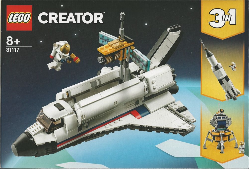 LEGO CREATOR 3 IN 1 31117 AVVENTURA DELLO SPACE SHUTTLE new (Neu und ...