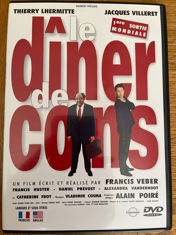Le dîner de cons (1998, DVD, Francis Veber, J. Villeret) | Kaufen auf Ricardo