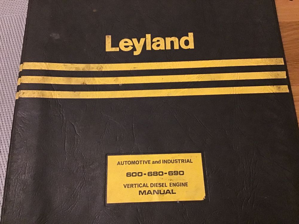Leyland 600/680/690 Werkstatthandbuch 140 Seiten Juli 1969 (Gebraucht ...