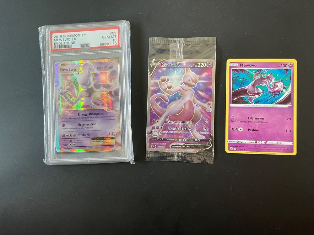 Mewtwo EX - PSA 10 - MewtwoV & Mewtwo | Kaufen auf Ricardo