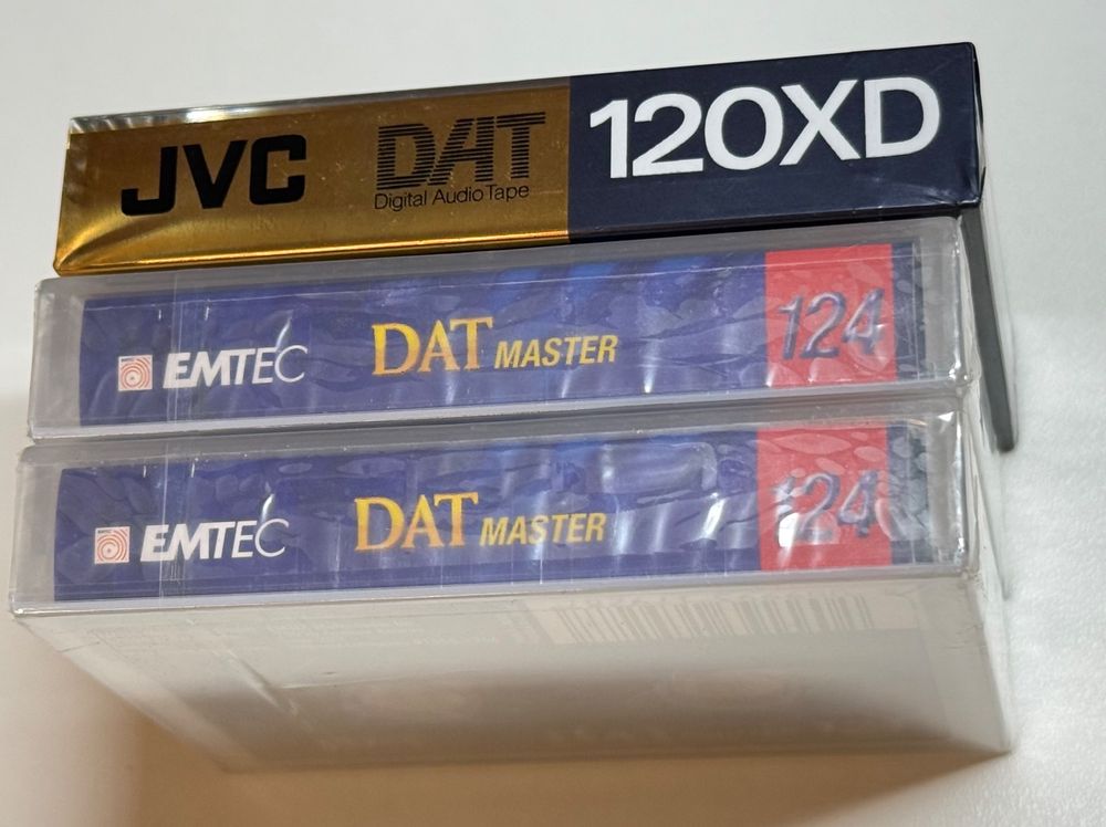 3 Cassettes DAT vierges JVC + EMTEC (Neuf avec emballage d'origine) à ...