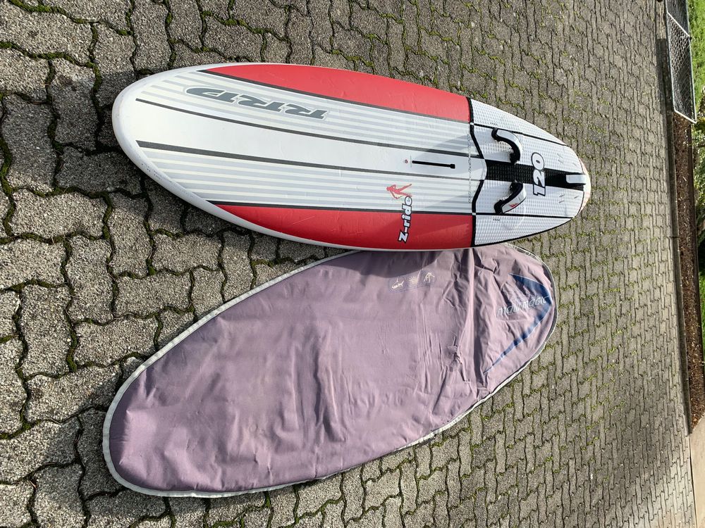 Surfbrett rrd z-ride 120 l mit Boardbag und Finne (Gebraucht) in ...