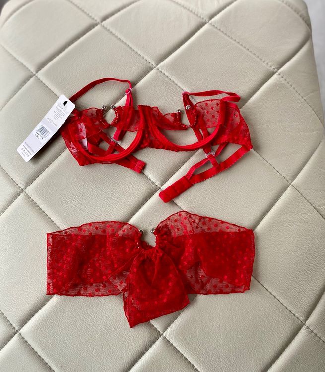Sexy BH Set in Rot - 75C/80B, M (Neu und originalverpackt) in Arzier-Le Muids für CHF 4.9 – mit ...