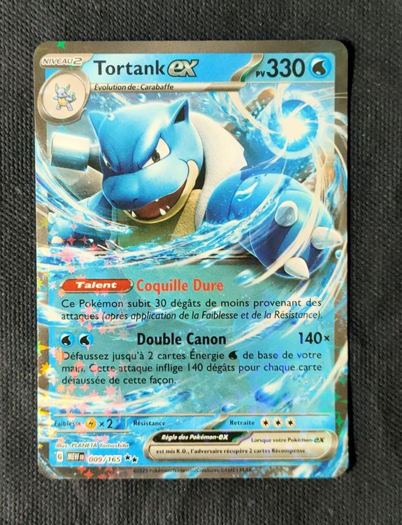 Cartes Pokemon Tortank EX 151 FR Français 009 MEW (Gebraucht) in Thonex ...