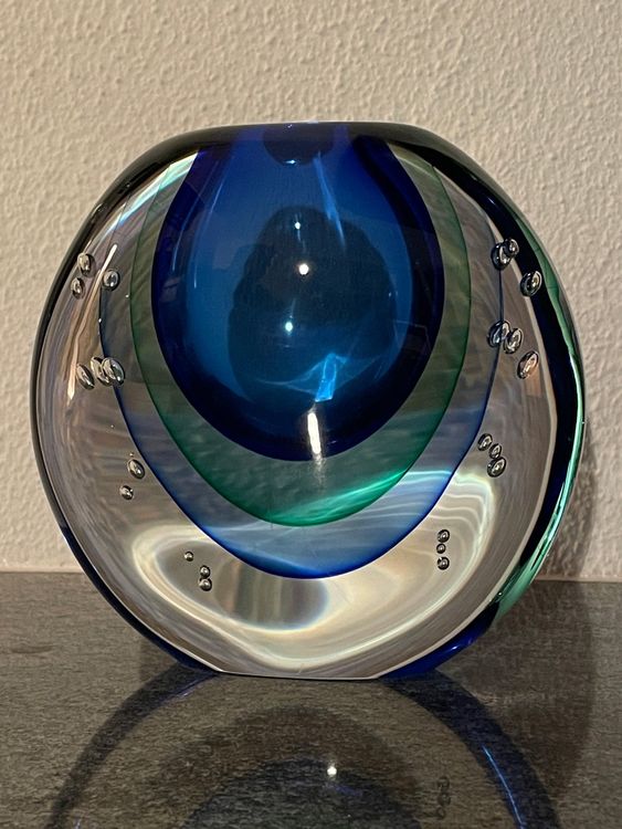 Traumhafte Murano Vase von Michele Onesto | Kaufen auf Ricardo
