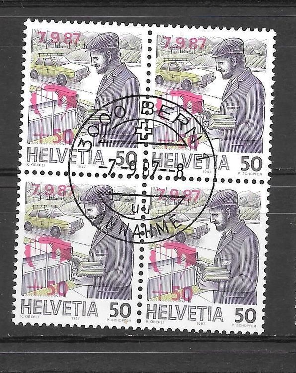 W66 Viererblock Unwettergeschädigte ET Bern 7.9.1987 (Neu (gemäss Beschreibung)) in Olten für ...