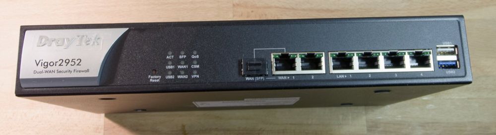 DrayTek Vigor2952 Dual-WAN Security Firewall (Gebraucht) in Basel für ...