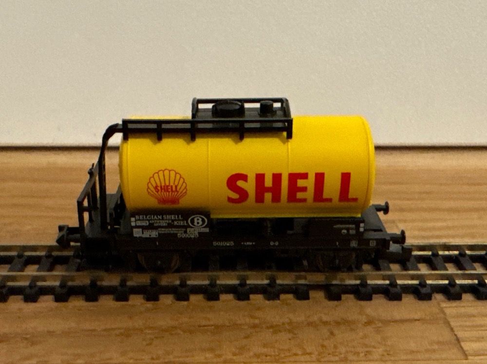 Minitrix 15655-19 Kesselwagen "Shell“ (Neu (gemäss Beschreibung)) in ...