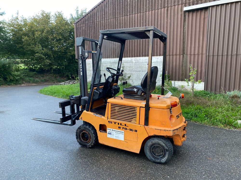 Still Hubstapler Benzin R 70 - 16 B mit Gabelverbreiterung (Gebraucht) in Illnau für CHF 4000 ...