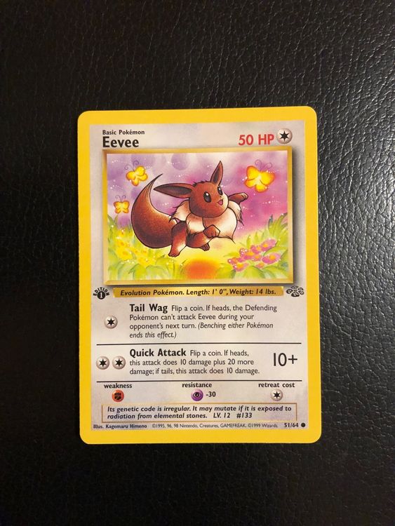 Jungle Eevee 51/64 1st edition Ab 1 (Gebraucht) in Paradiso für CHF 7 ...