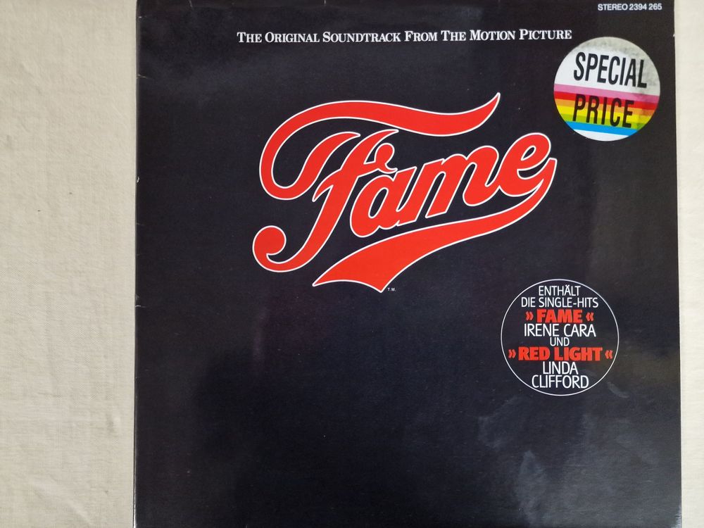Various LP – Fame (The Original Soundtrack) (Gebraucht) in Root für CHF ...