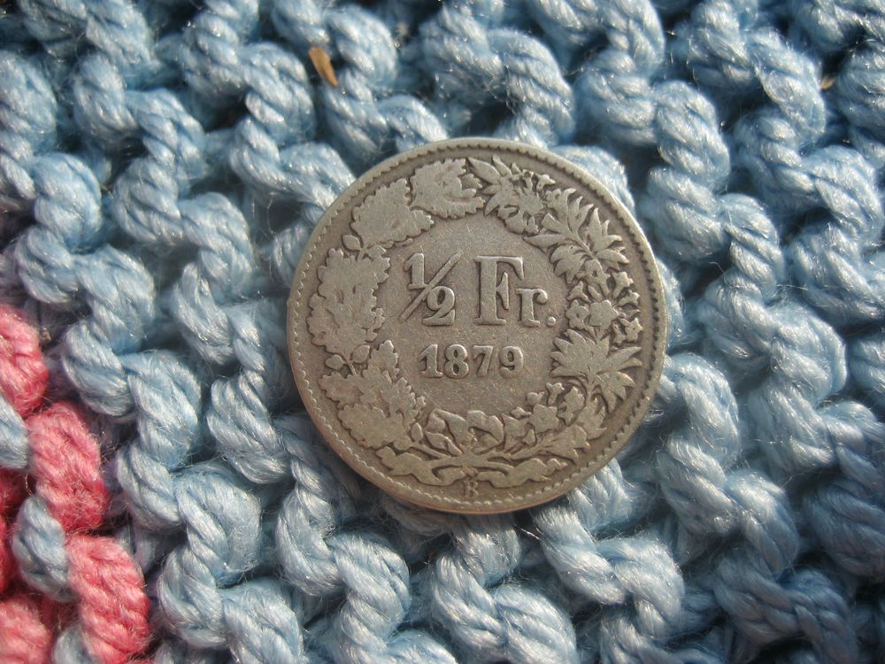 1879 Münze Silber 50 Rp (Gebraucht) in Trimbach für CHF 8 – mit Lieferung auf Ricardo kaufen