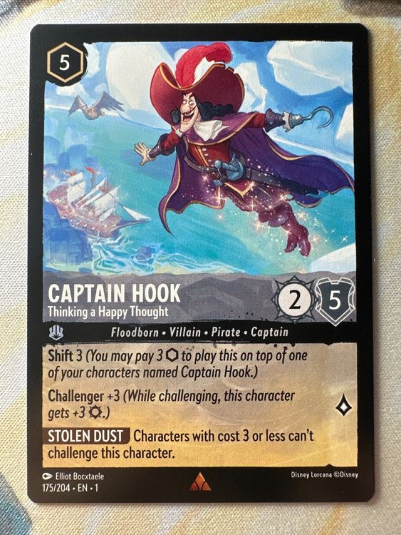 Lorcana - Captain Hook - 175/204 - EN (Neu (gemäss Beschreibung)) in ...