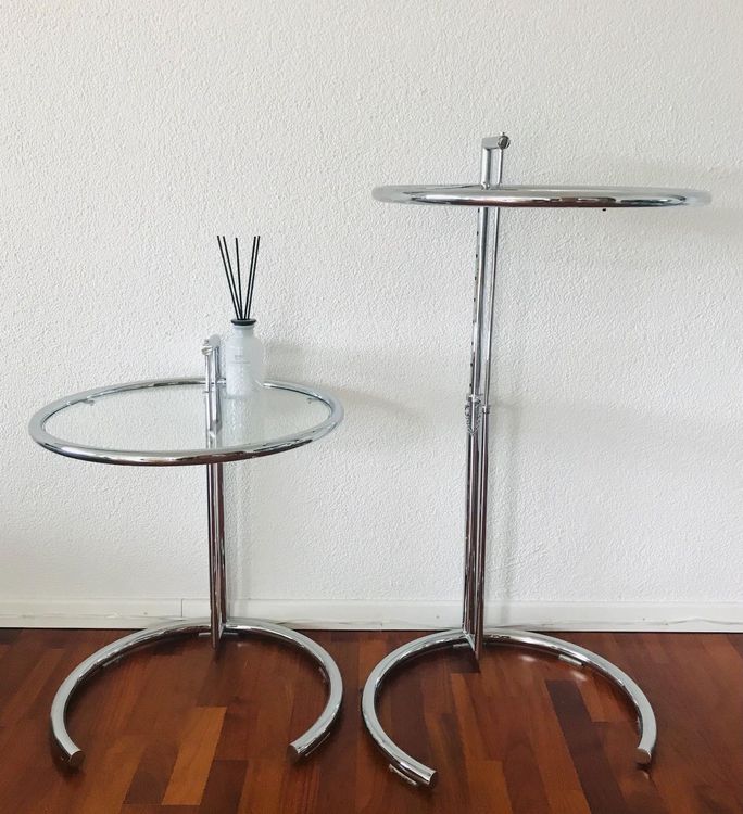 Verwunderlich Beistelltische Chrom Glas Bilder