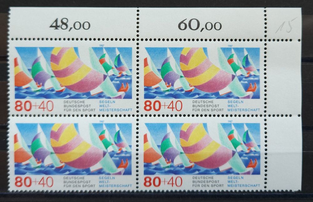 Deutschland-Mi 1310 ** Viererblock (24) (Neu und originalverpackt) in Hittnau für CHF 1 – mit ...