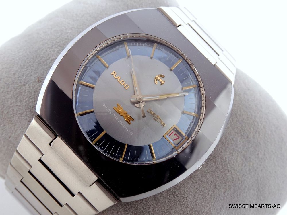 RADO DIASTAR ELECTROSONIC VINTAGE 1970ER STIMMGABEL HERREN (Gebraucht ...