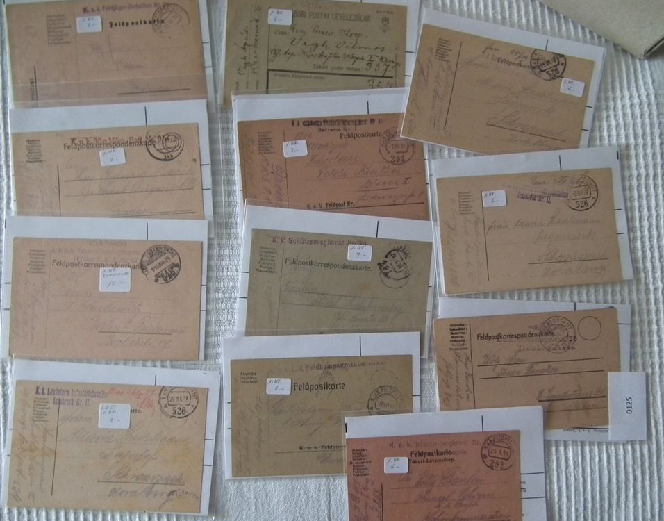 1. Weltkrieg, Feldpost Karten/Briefe mehrere 100 zwei Boxen (Gebraucht) in Kriens für CHF 150 ...