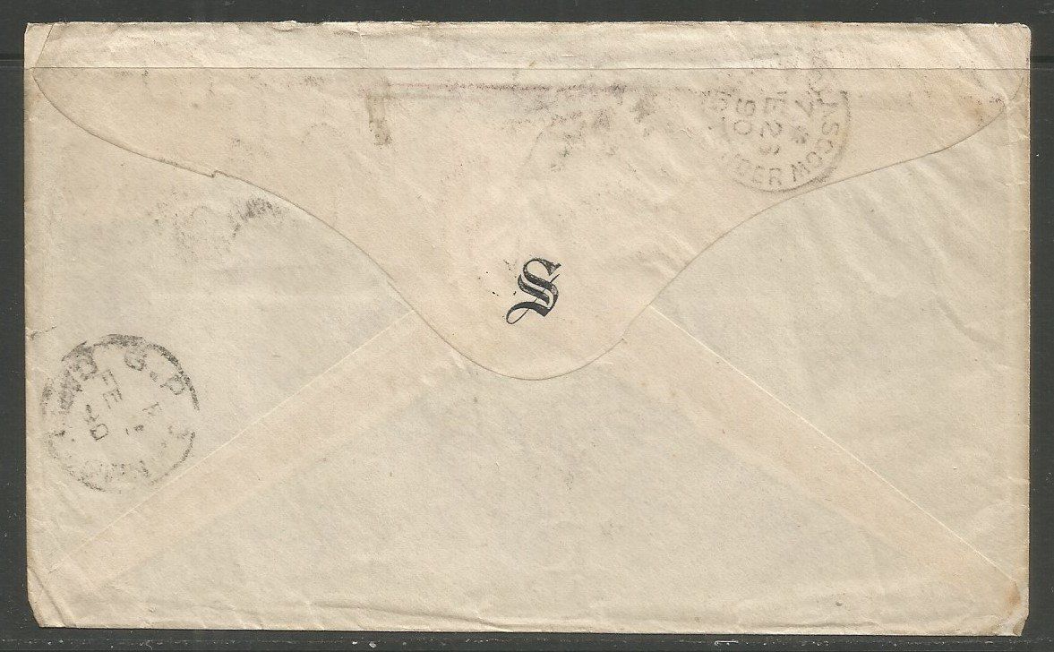 Lettre de 1890 ( Cap de Bonne - Espérance ) (D'occasion) à La Russille ...