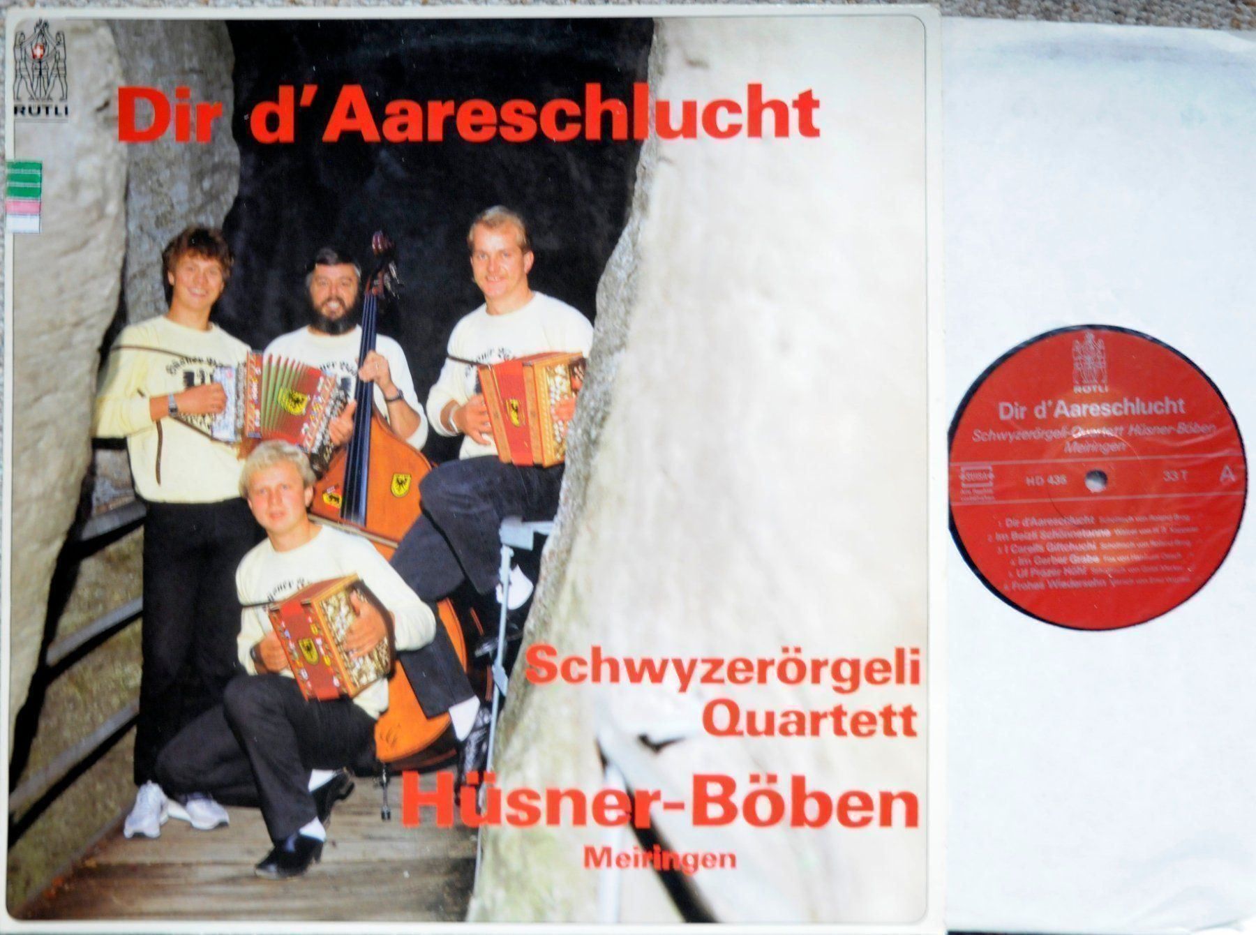 Hüsner-Böben Schwyzerörgeli-Quart. Dir D' Aareschlucht LP 🛀 (Gebraucht) in Unterseen für CHF 7 ...