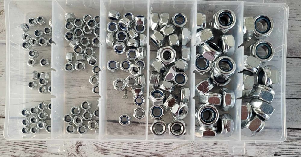 146-tlg. Sechskant Stop Muttern Polystop (Neu und originalverpackt) in ...