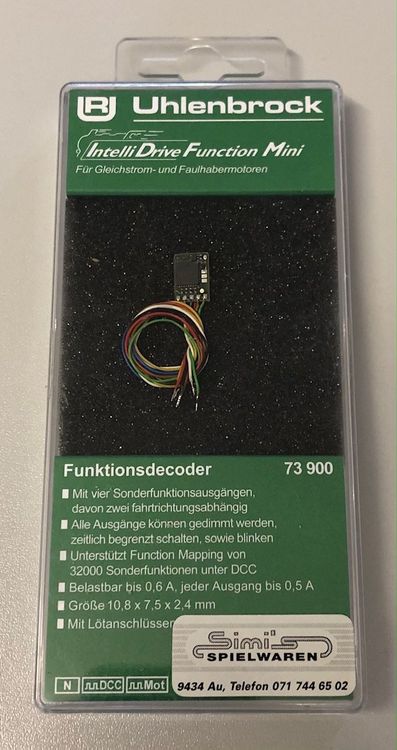 Uhlenbrock / 73 900 / Funktions-Decoder Mini (Neu und originalverpackt) in St.Gallen für CHF 15 ...