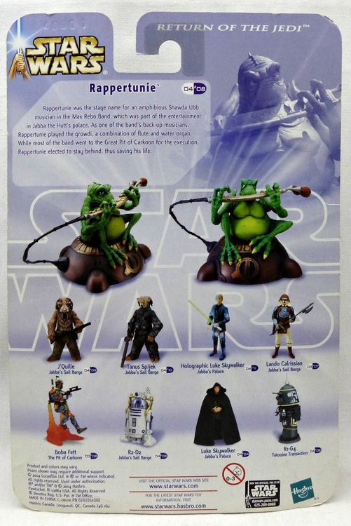 STAR WARS RAPPERTUNIE RARE JABBA PALACE RETURN JEDI 2004 (Neu und ...