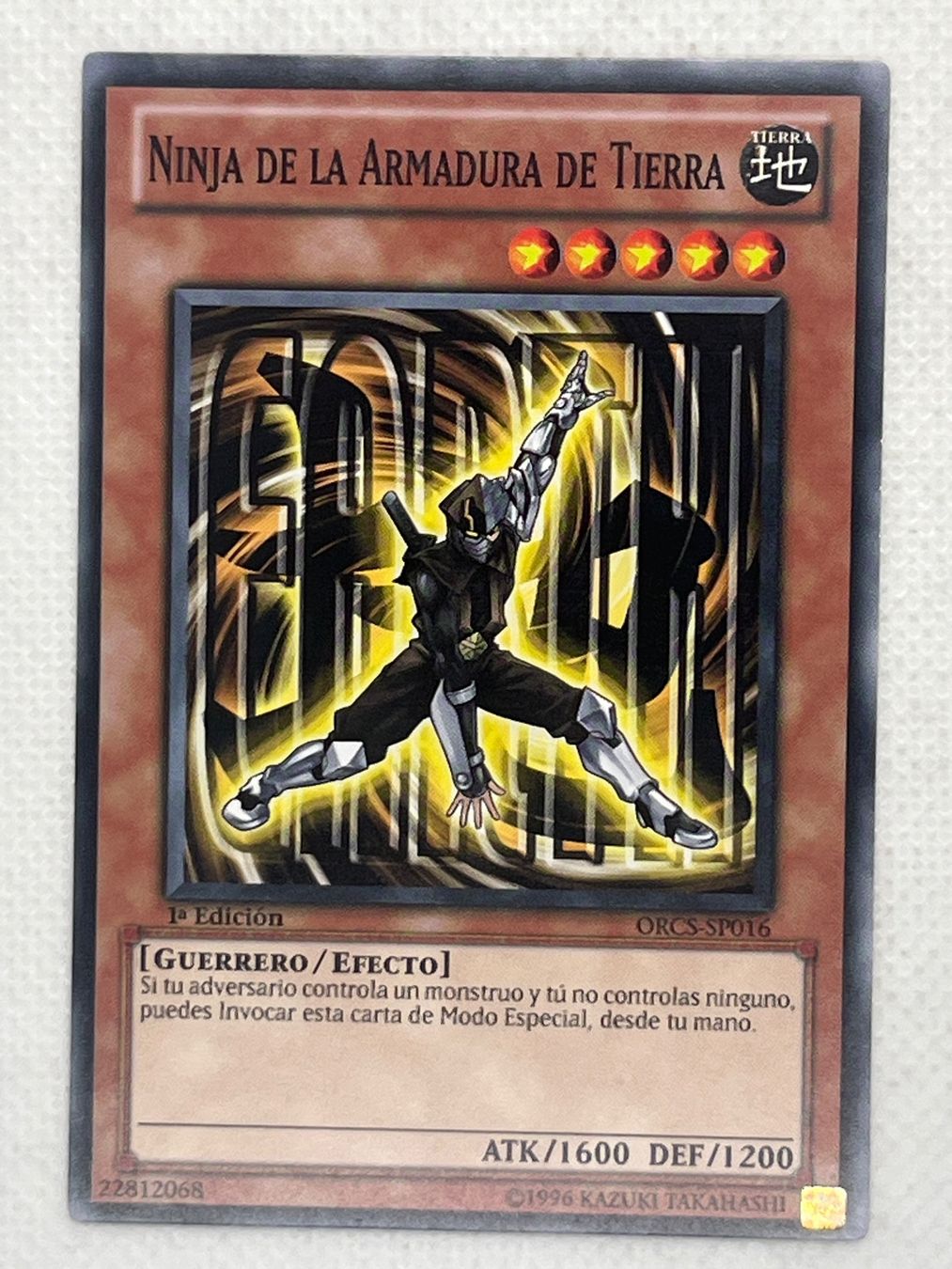 Yu-Gi-Oh! Karte: Ninja de la Armadura de Tierra (Gebraucht) in ...