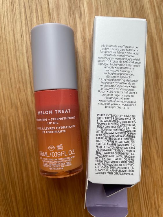 Fenty Skin Melon Treat Hydrating + Strengthening Lip Oil NEW (Neu und ...