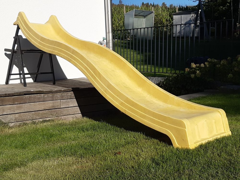 Rutschbahn, gelb, 3m | Kaufen auf Ricardo