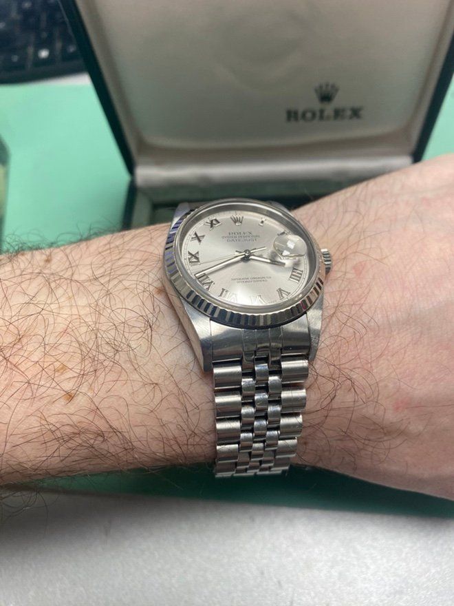 🔥 Rolex Datejust Ref. 16220 seltene Konfiguration (Gebraucht) in St ...