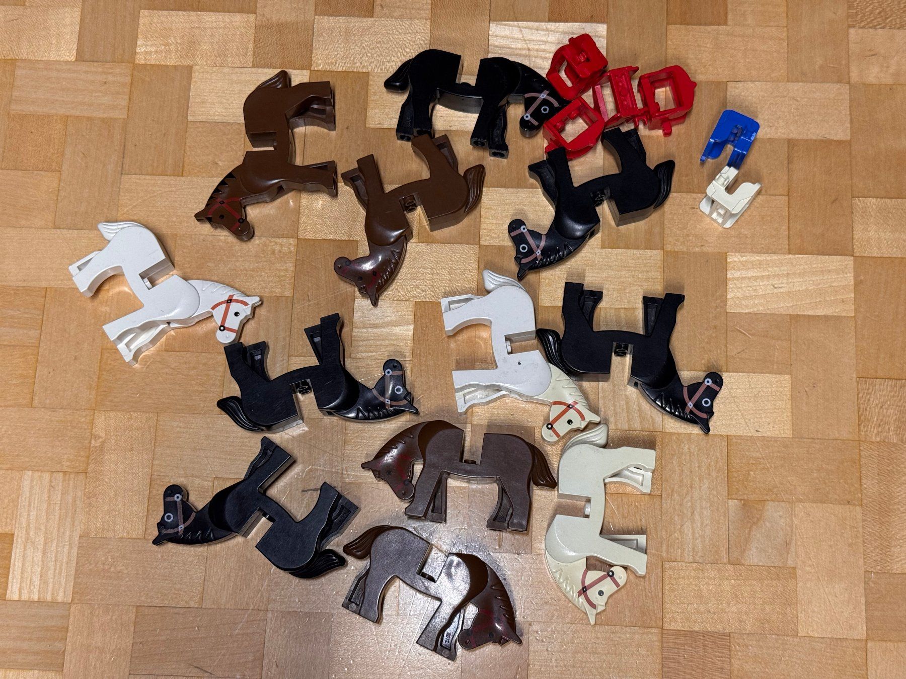 Lego Ritterfiguren alt, mit Waffen, Pferden usw. nach Bilder (Gebraucht ...