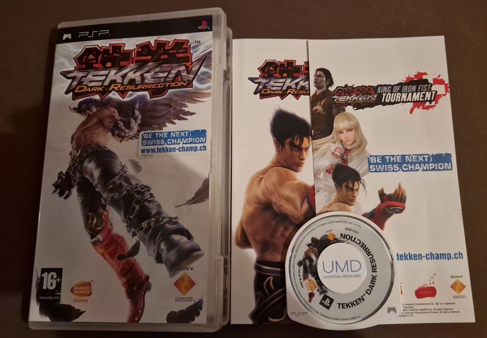 Tekken Dark Resurrection PSP swiss edition championship (Gebraucht) in ...